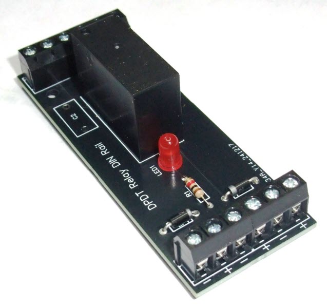 24 Volt DPDT Relay Module